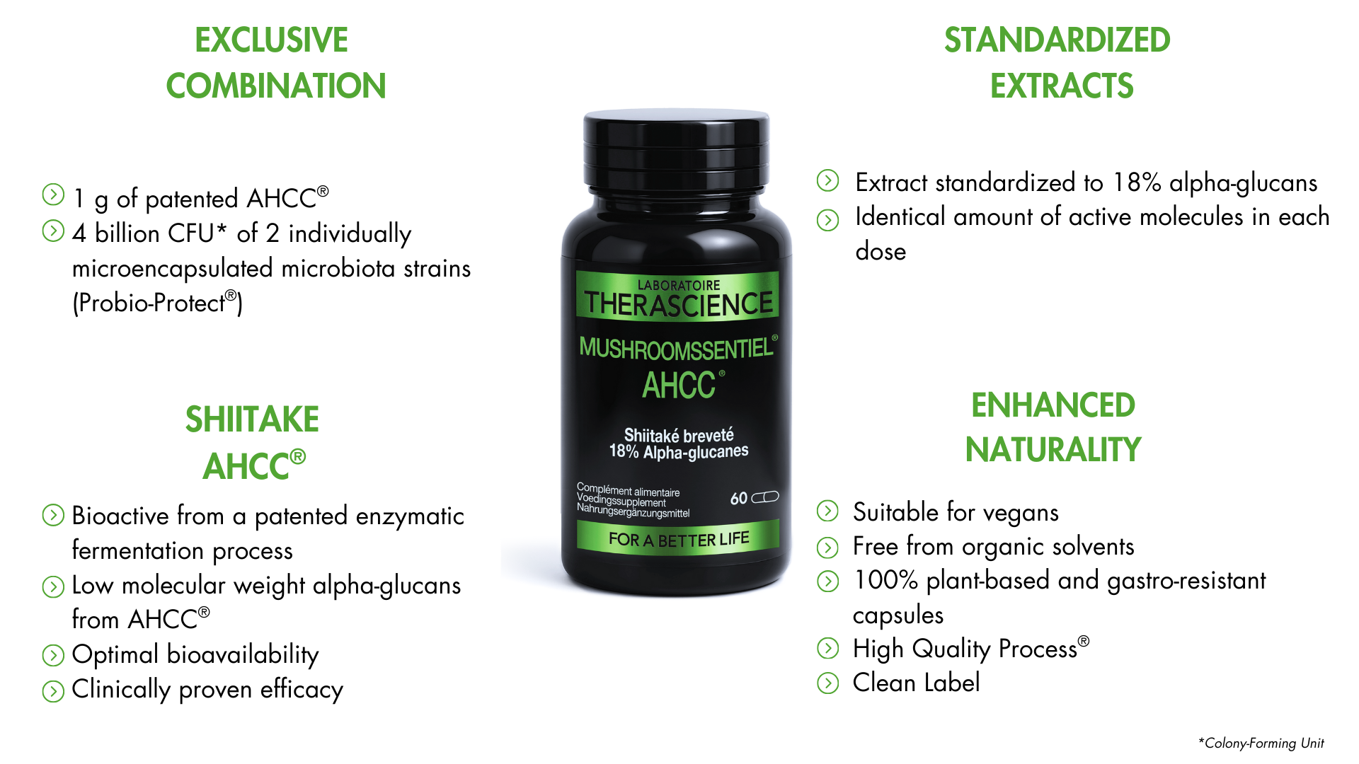 MUSHROOMSSENTIEL AHCC - Therascience