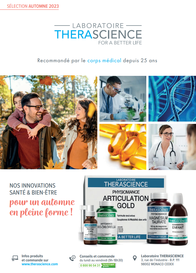 Notre catalogue THERASCIENCE - Therascience